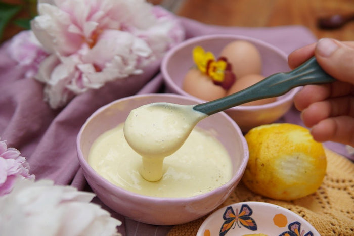 SELBSTGEMACHTE MAYONNAISE -Mit weich gekochten Eiern und Olivenöl – Die ...